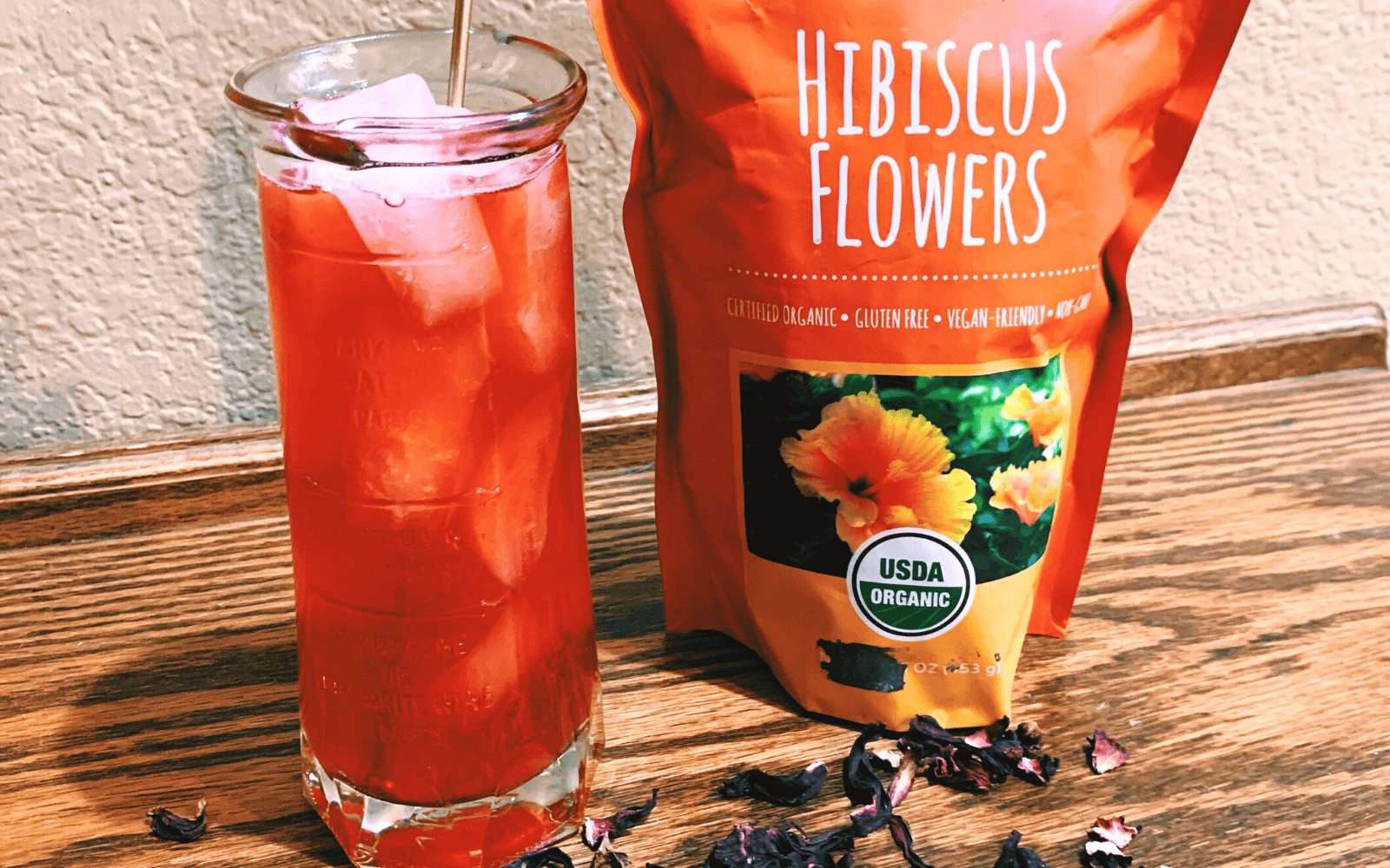Hibiscus Cocktail Recipe | Elderberry Liqueur | FeelGood Superfoods
